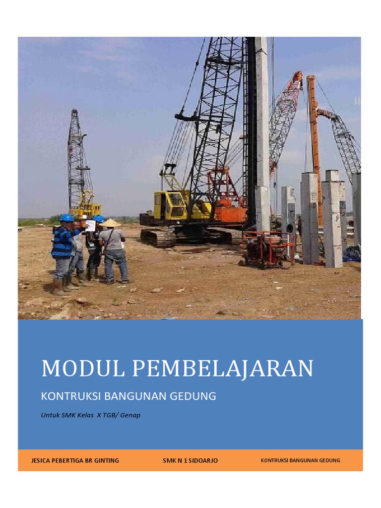 Modul Pembelajaran Pondasi Batu Kali | PDF