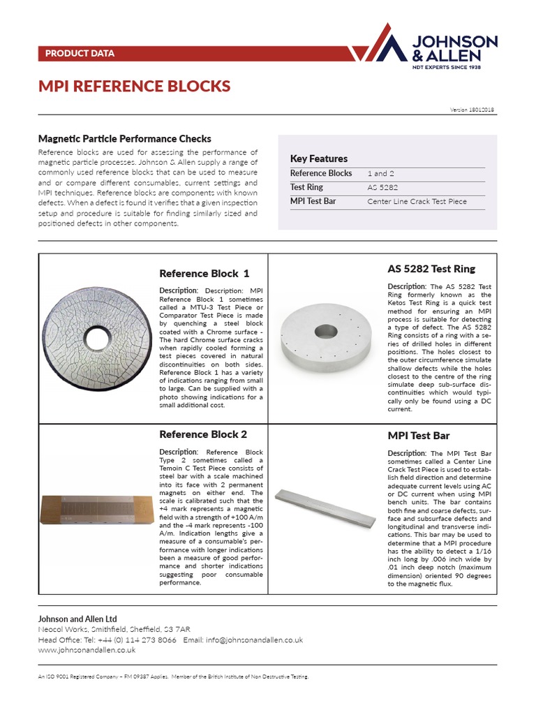 Mpi Reference Blocks: Magnetic Particle Performance Checks Key Features ...