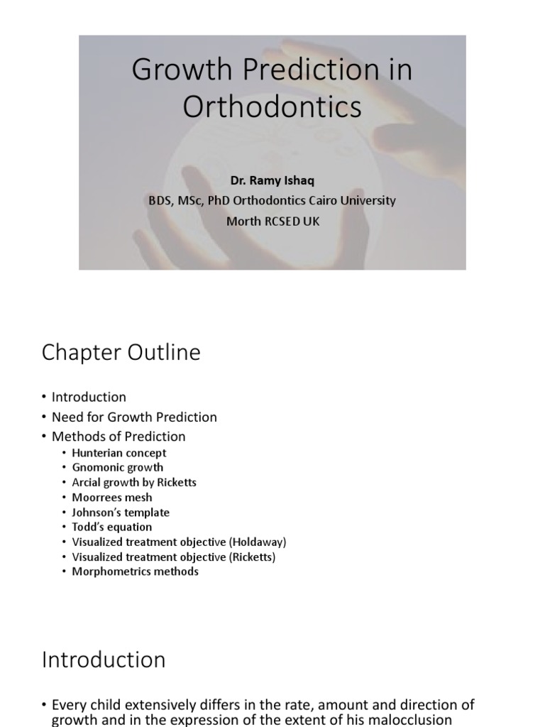 8 - Growth Prediction | PDF | Orthodontics | Science