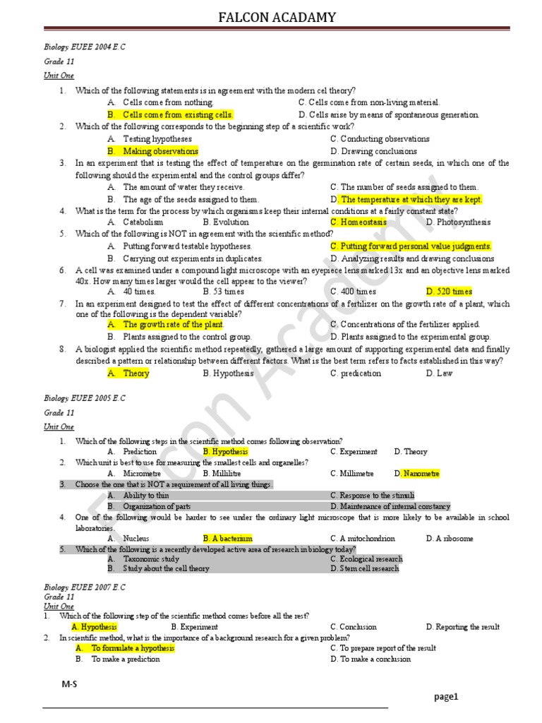 Workbook Biology Grade 11&12 1-1 | PDF | Enzyme | Cellular Respiration