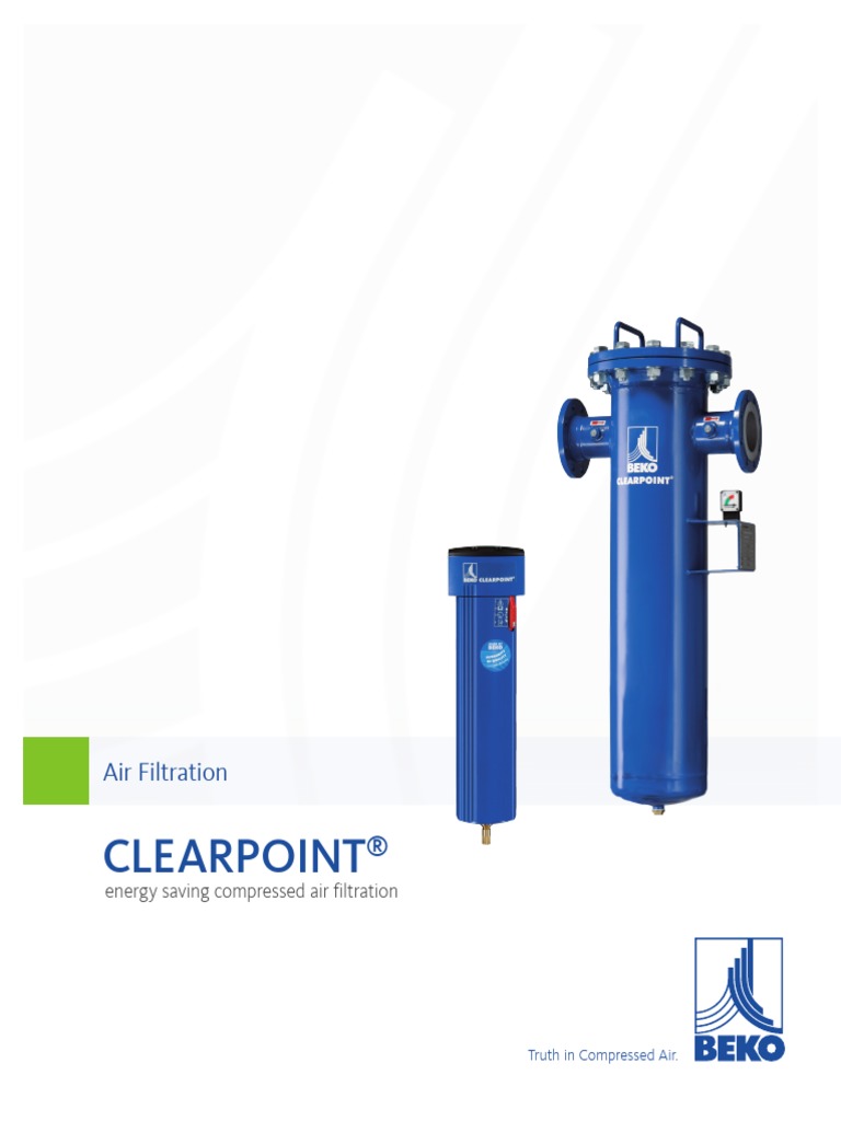 Beko Brochure CLEARPOINT Filters | PDF | Filtration | Applied And ...