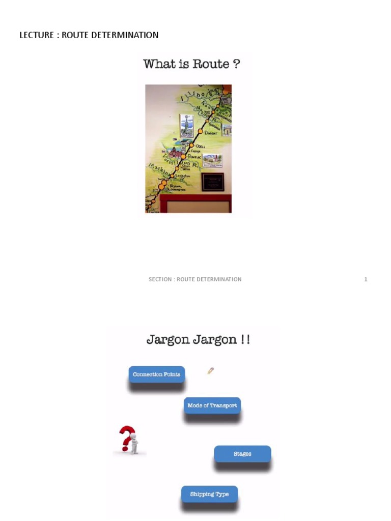 Route Determination Notes | PDF