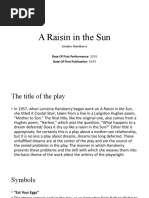 A Raisin in The Sun - Character Traits | PDF