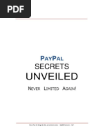 Ebay Stealth Account Guide | PDF | Pay Pal | Proxy Server