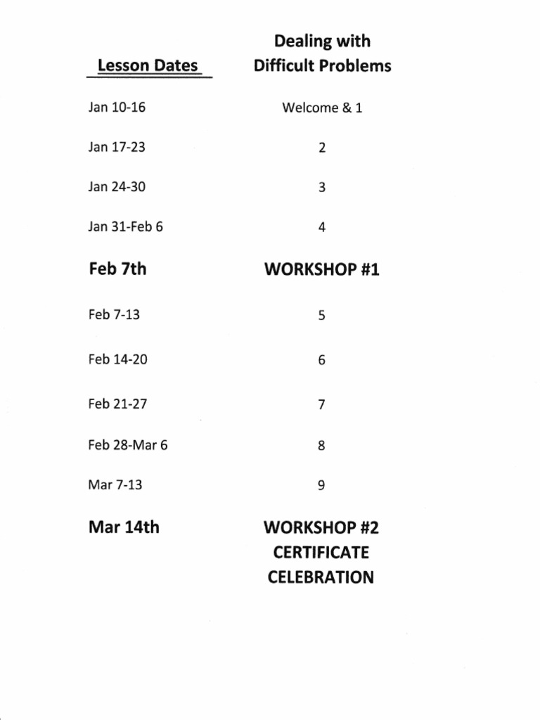 PCC LA DDP ClassScheduleJan2021 | PDF