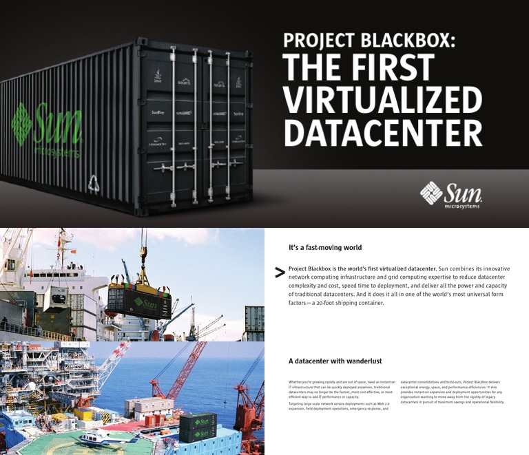 The First Virtualized Datacenter: Project Blackbox | PDF | Data Center ...