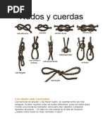 Nudos, Amarres y Anclajes | PDF | Nudo | Cuerda