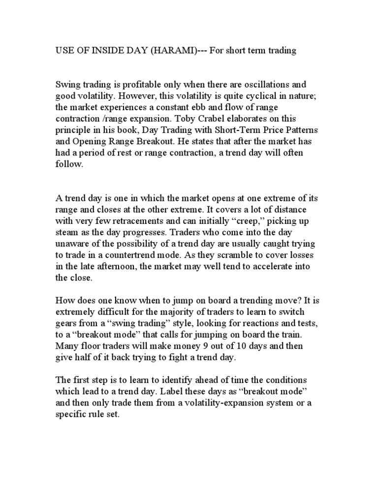 Trading the ID/NR4 Pattern: A Rule-Based Strategy for Identifying Trend ...