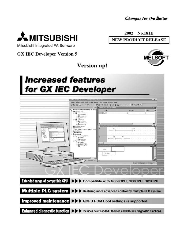 GX IEC Developer | PDF | Programmable Logic Controller | Booting