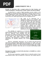 Synoptic and Prognostic Charts | PDF | Contour Line | Precipitation