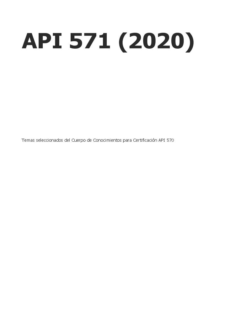 Api 571 | PDF | Corrosión | Acero inoxidable