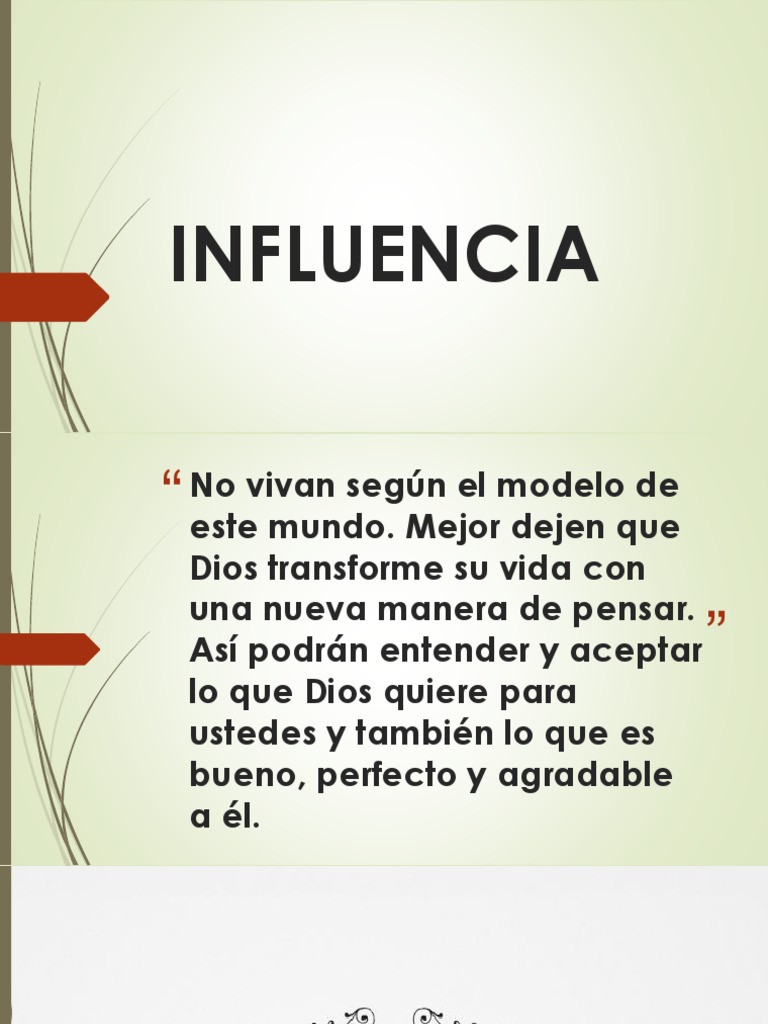 INFLUENCIA | PDF