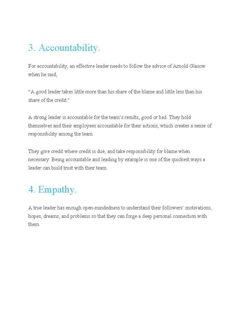 Accountability | PDF