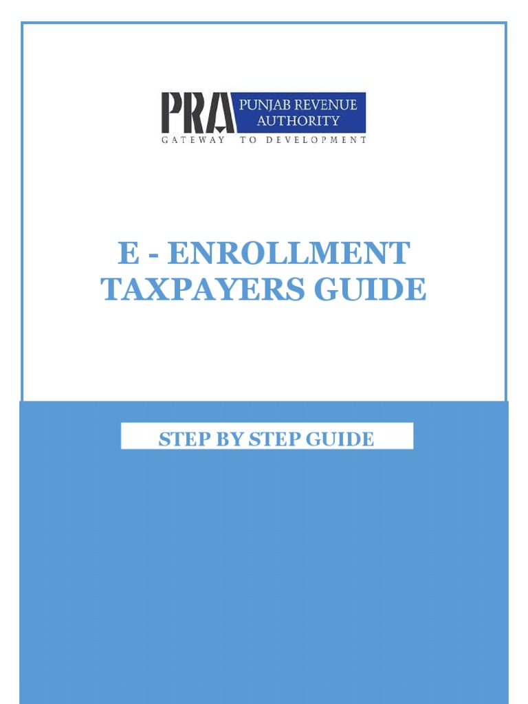 E - Enrollment Taxpayers Guide: Step by Step Guide | PDF