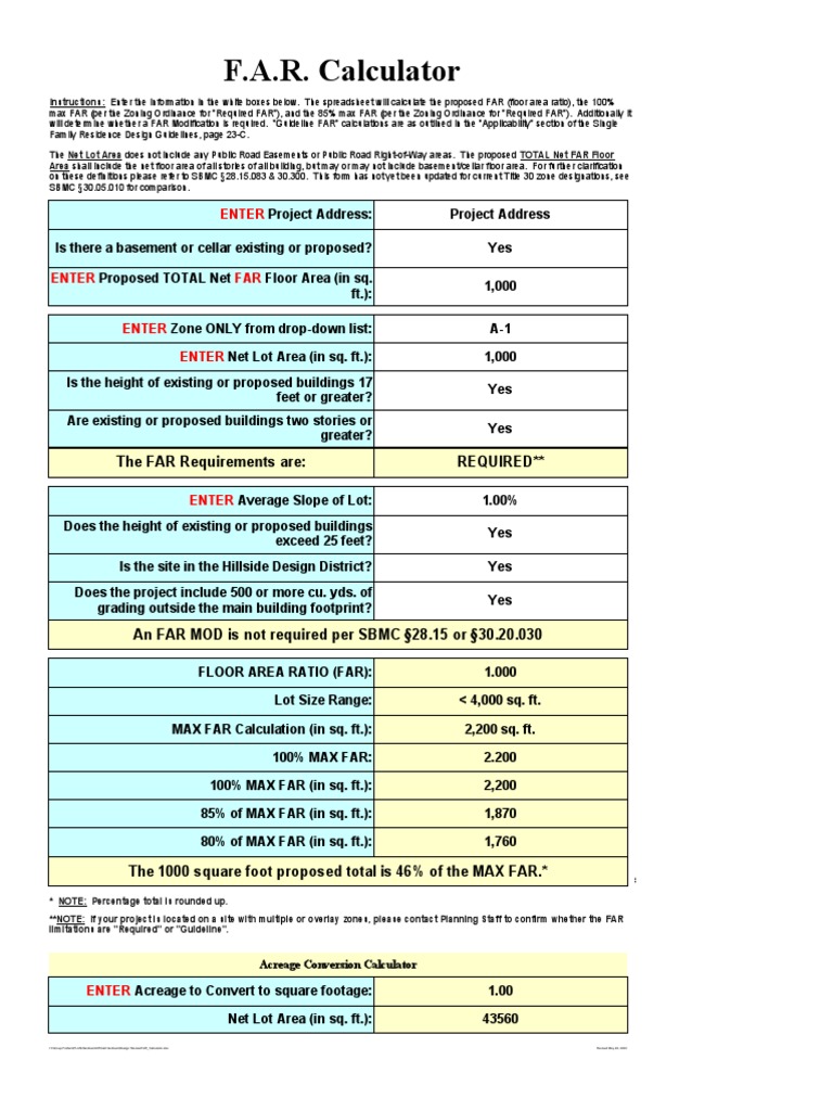 FAR Calculator | PDF | Business