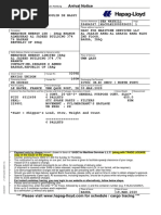 Bill of Lading Copy Non Negotiable: Carrier | PDF | Bill Of Lading | Cargo