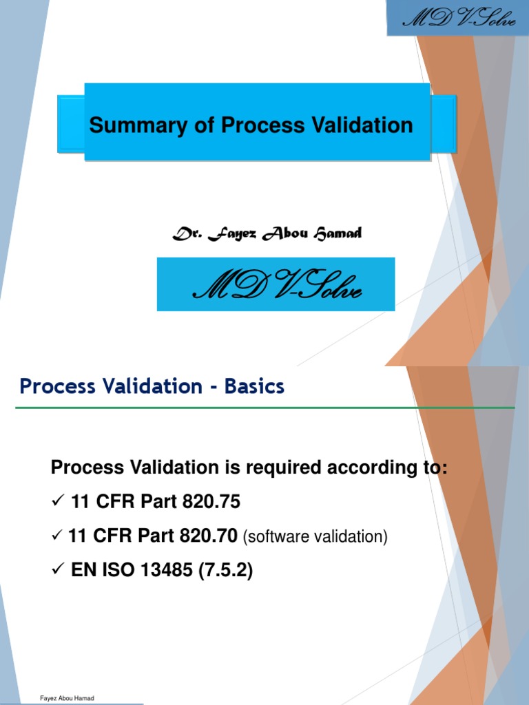 Process Validation Basics | PDF | Verification And Validation | Quality Assurance