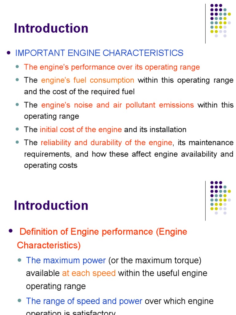 Analysis of an Internal Combustion Engine's Performance Parameters and ...