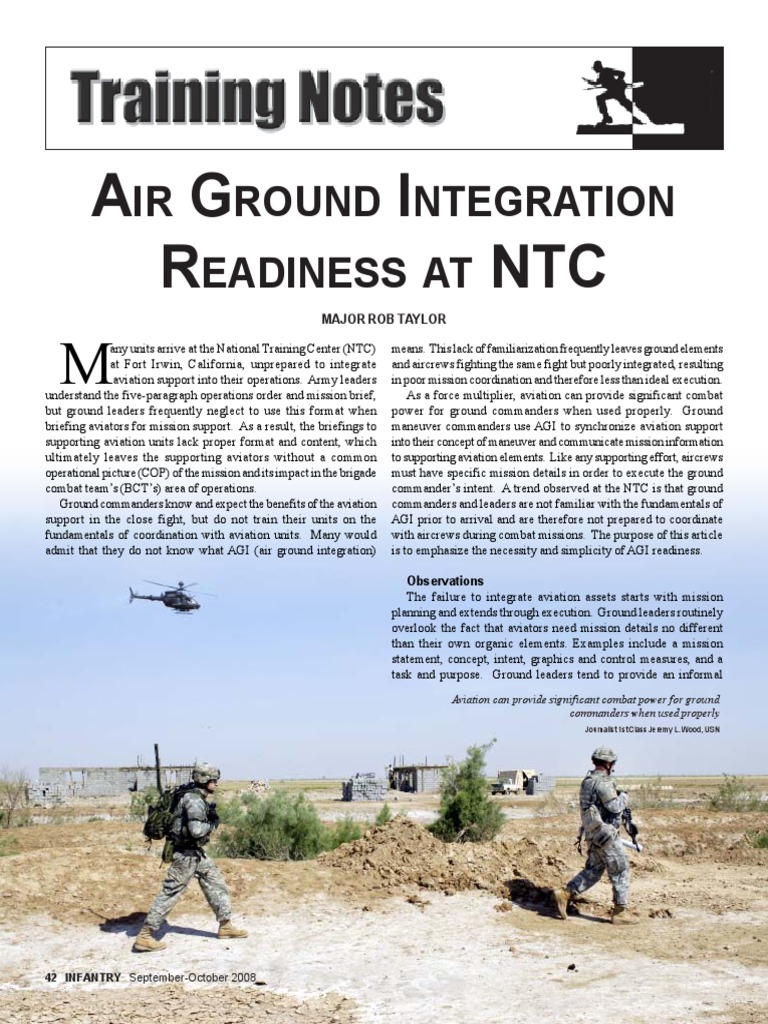 AGI Readiness at The NTC - IN Magazine - Issue Sep-Oct 08 - PG 42-46 ...