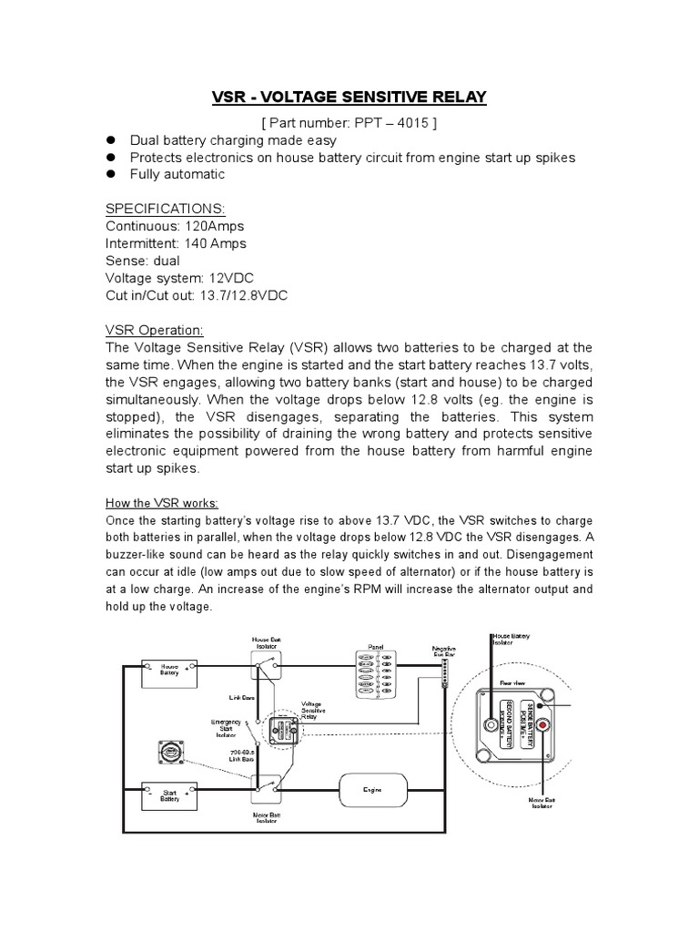 VSR - Voltage Sensitive Relay | PDF
