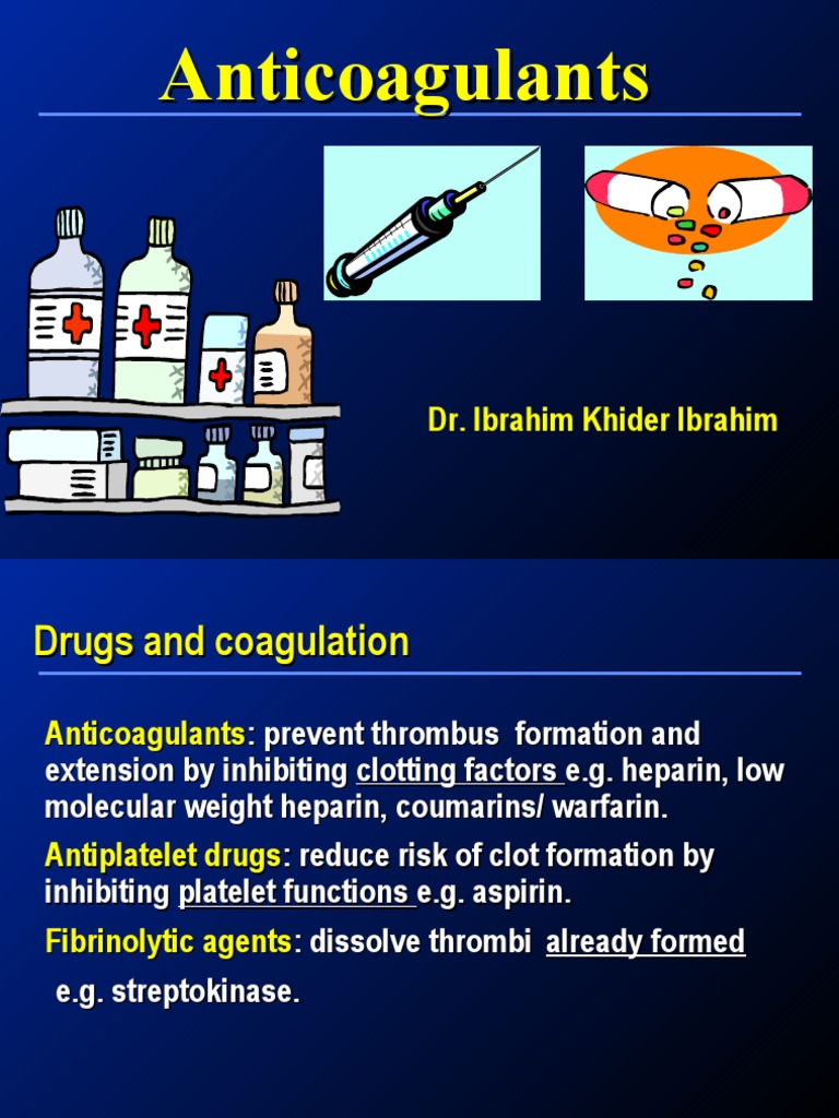 Anticoagulant Therapy | PDF | Coagulation | Thrombus