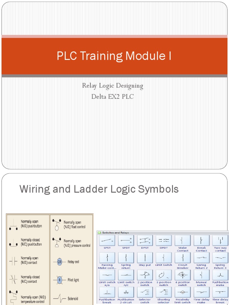 PLC Relay Logic and Ladder Diagrams | PDF | Programmable Logic ...