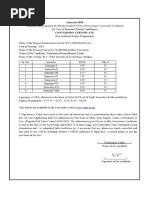 10th Conversion Certificate | PDF
