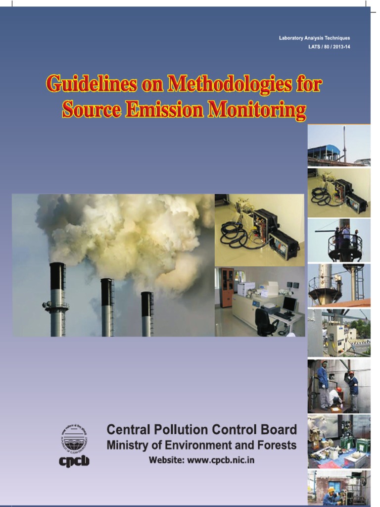 Guidelines For Source Emission Monitoring CPCB PDF | PDF | Gases | Pressure Measurement