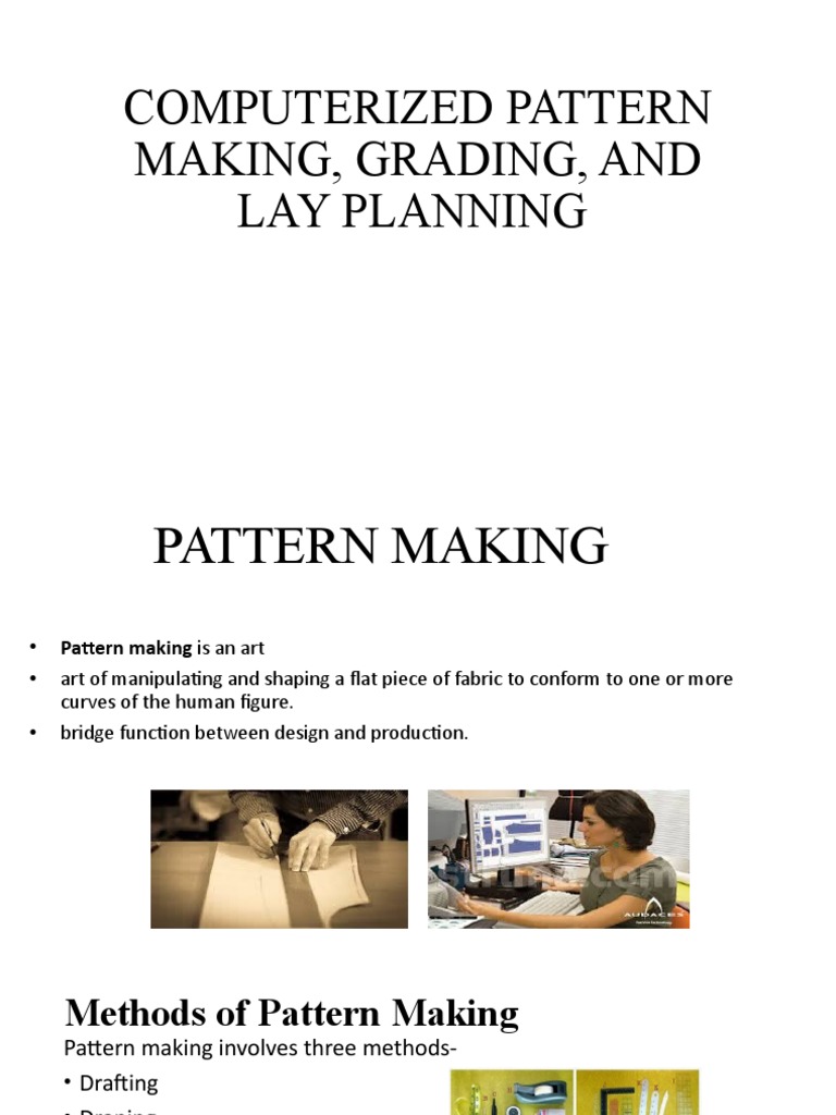 Computerized Pattern Making | PDF | Computer Aided Design | Computing