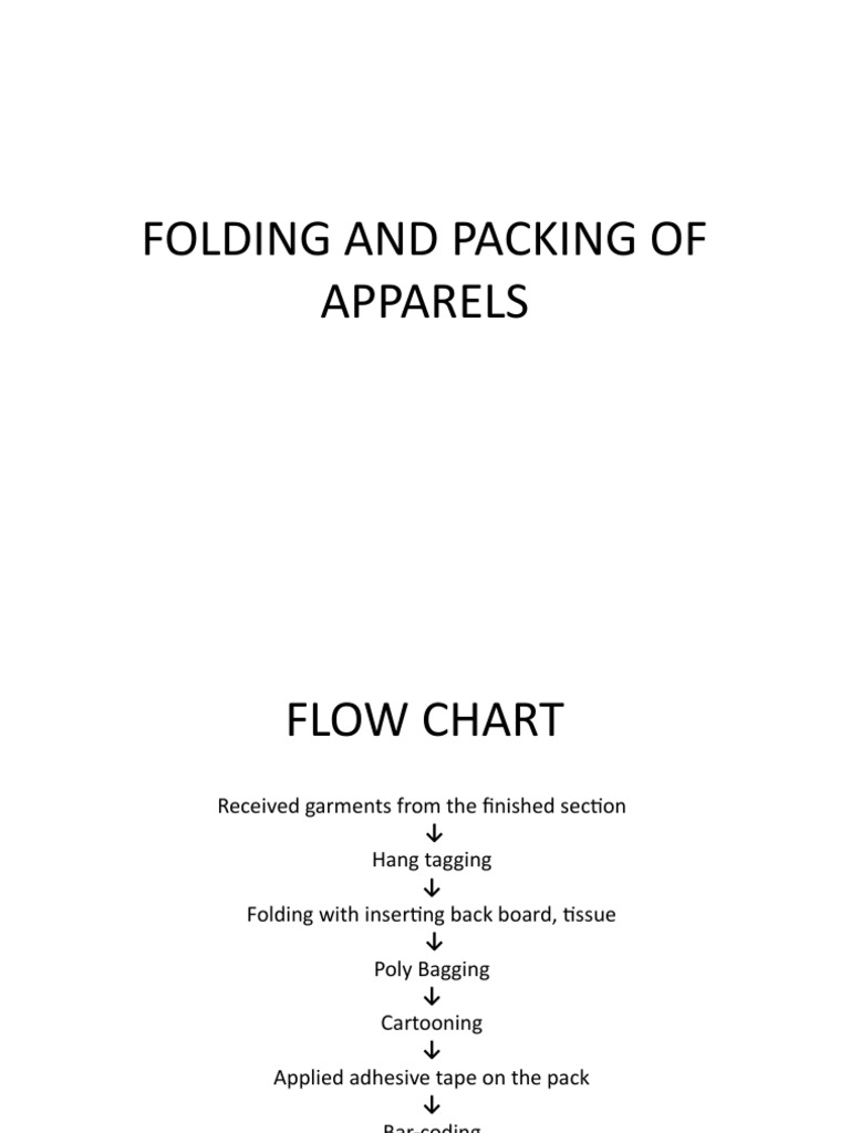 Folding and Packing | PDF | Packaging And Labeling | Clothing