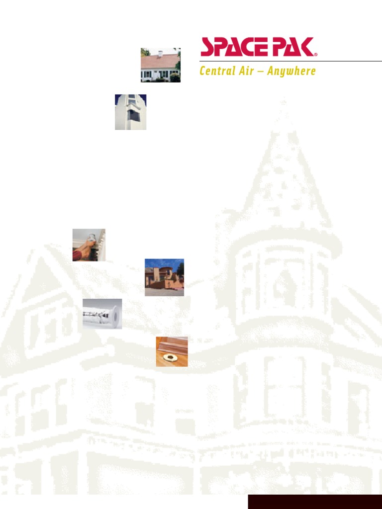 SpacePak Brochure | PDF | Air Conditioning | Duct (Flow)