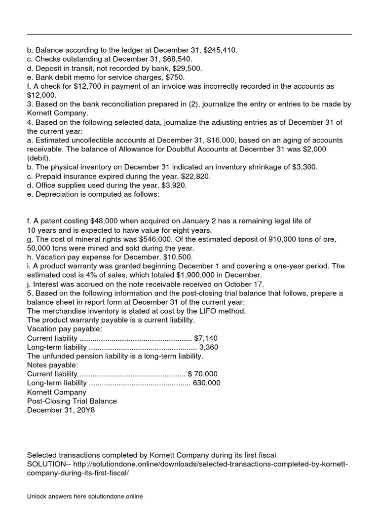 Unlock Answers Here Solutiondone - Online | PDF | Debits And Credits | Money