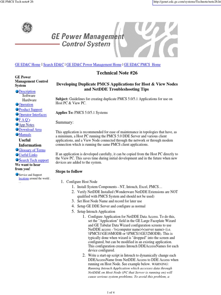 Technical Note #26: Developing Duplicate Pmcs Applications For Host ...