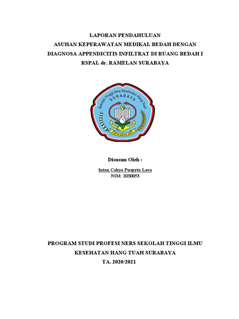 Ners - Kelompok 5 - Laporan Pendahuluan - Appendicitis | PDF