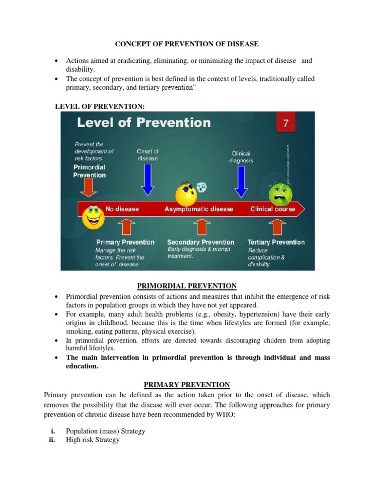 Disease Prevention Strategies Explained | PDF | Preventive Healthcare ...