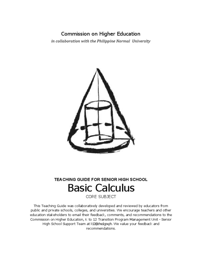Senior High School Basic Calculus Guide | PDF | Integral | Function ...