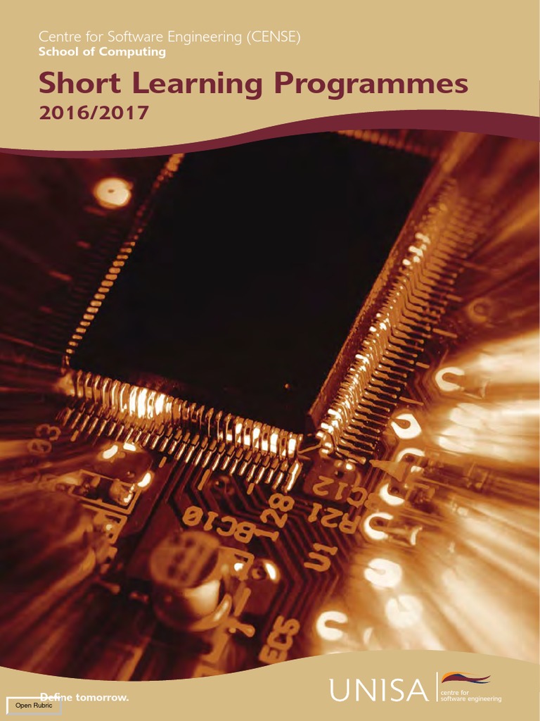 Short Learning Programmes: Centre For Software Engineering (CENSE ...