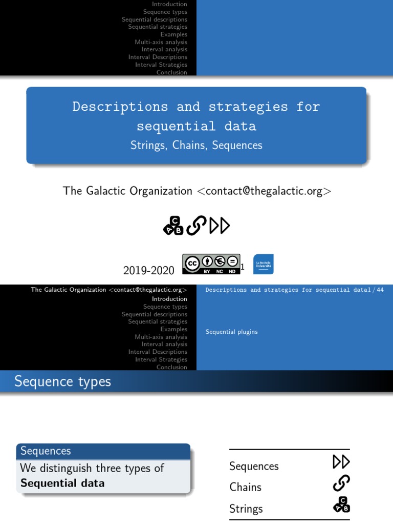 Galactic Sequence Slides Complete | PDF | Sequence | Lunch