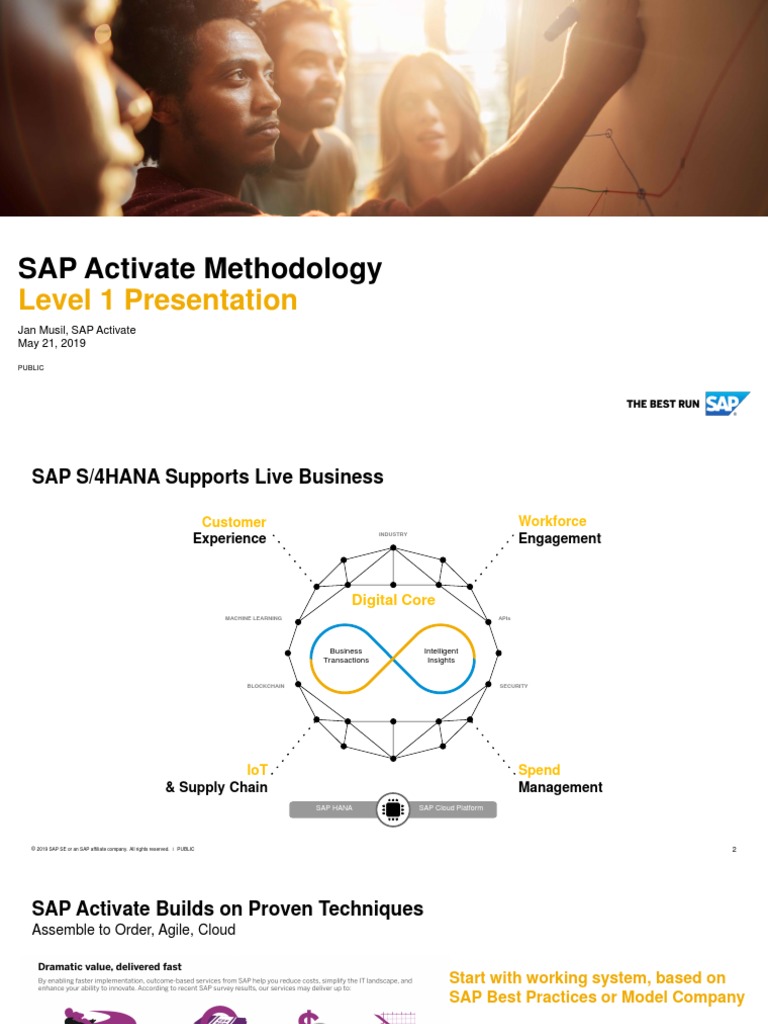 Level 1 - SAP Activate Methodology | PDF | Sap Se | Agile Software ...