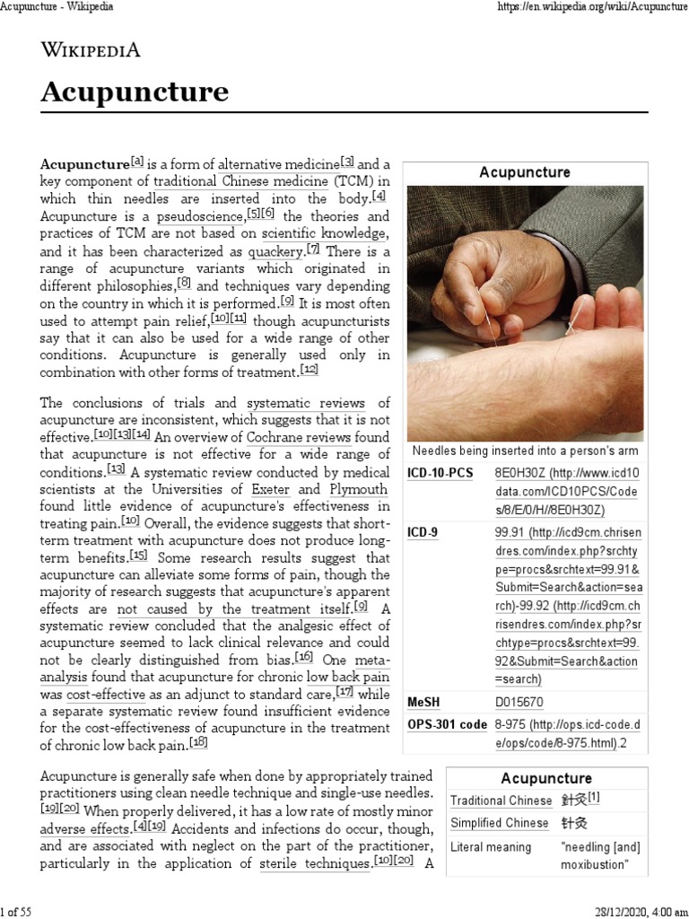 What Is Acupuncture | PDF | Acupuncture | Traditional Chinese Medicine