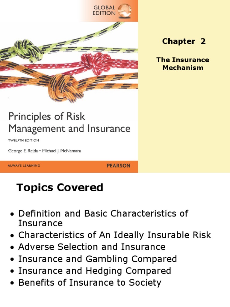 Chapter 2 Risk | PDF | Insurance | Loans