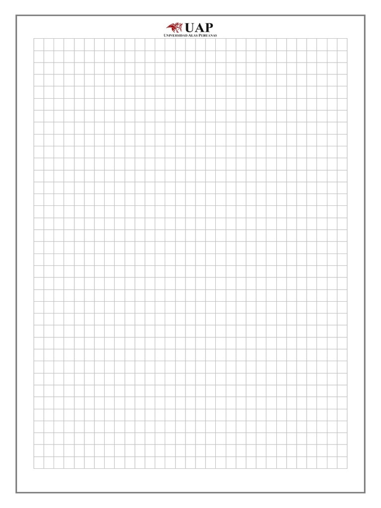 Hoja Cuadriculada 1x1 CM - Odt | PDF