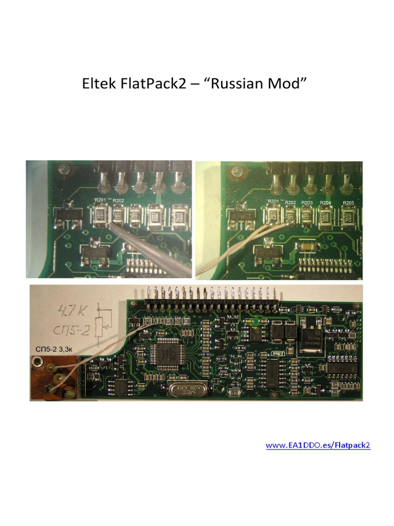 Eltek Flatpack2 - "Russian Mod": WWW - Ea1Ddo - Es/Flatpack2 | PDF