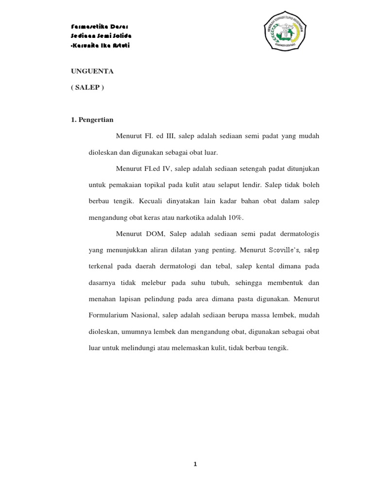 Buku Sediaan Semi Solid PDF | PDF