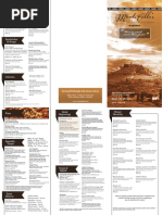 La Trattoria Pizzeria Menu | PDF | Pizza | Salad