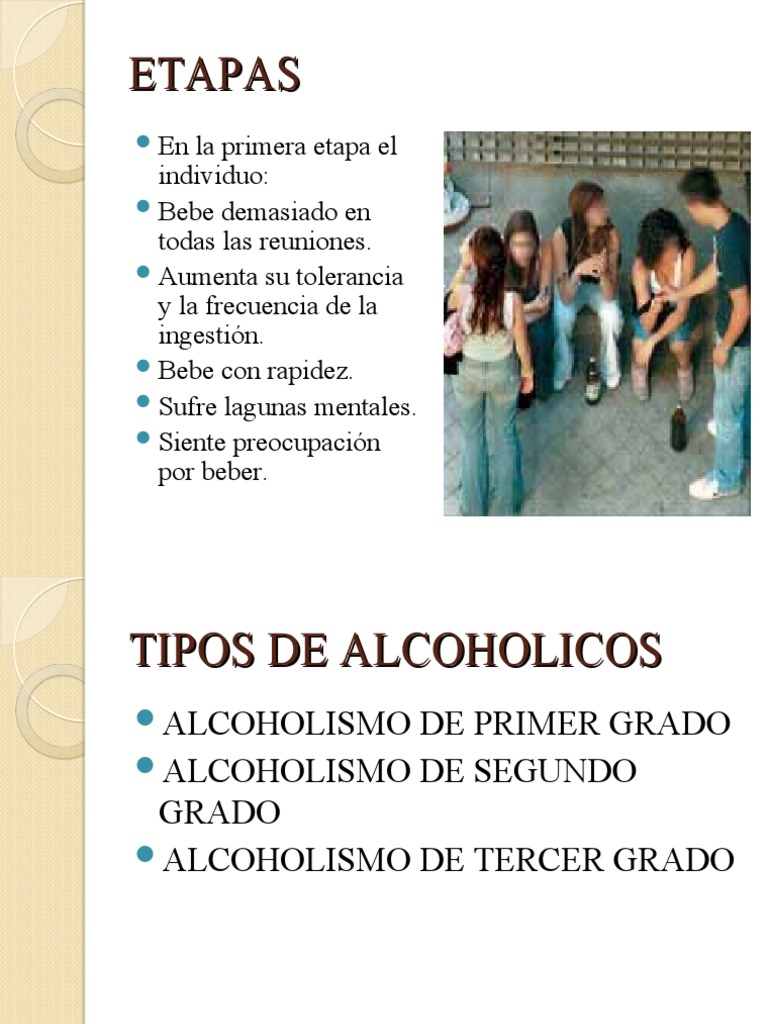 Tipos de Alcoholicos | PDF