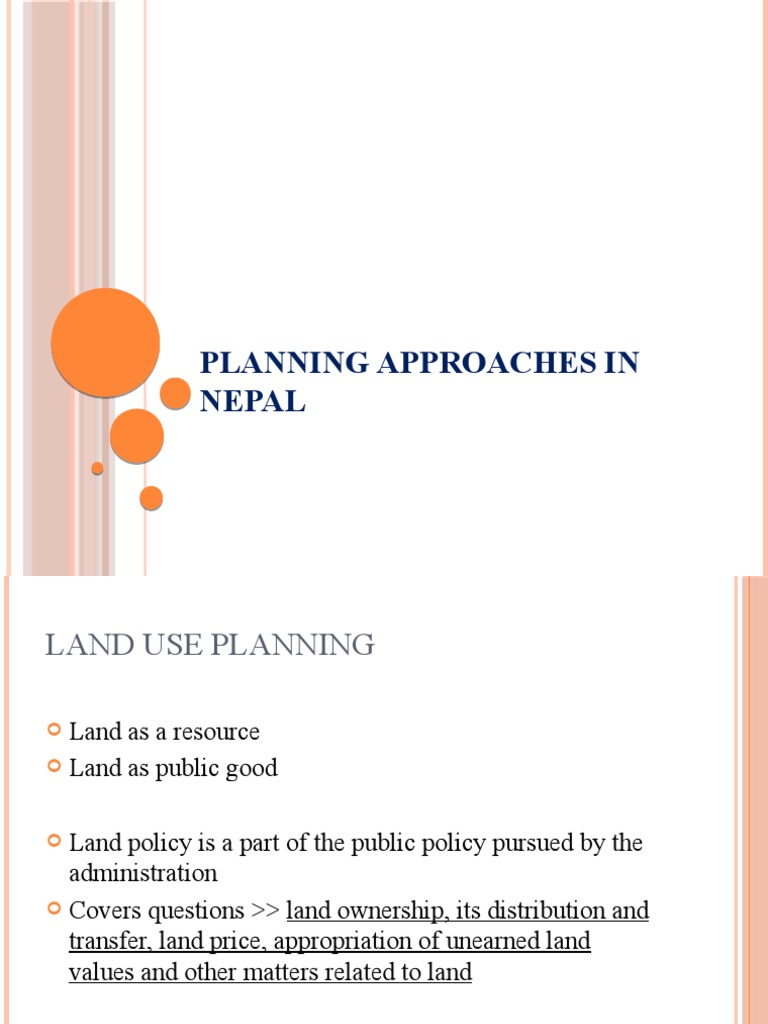 Planning Approaches in Nepal | PDF | Kathmandu | Zoning