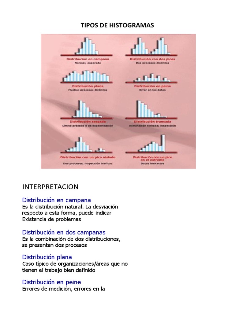 Tipos de Histogramas | PDF