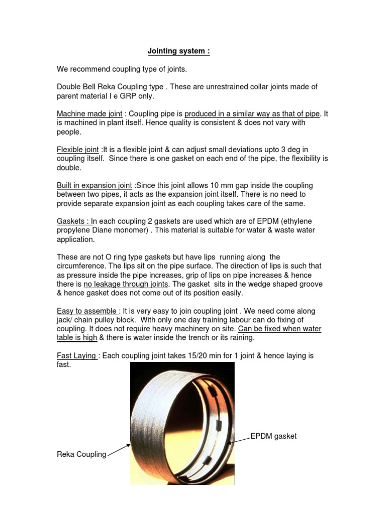 Coupling Joint | PDF