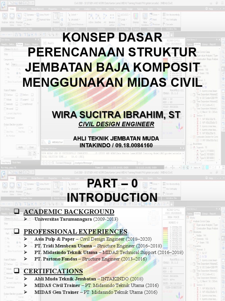 Konsep Dasar Perencanaan Struktur Jembatan Baja Komposit PDF | PDF